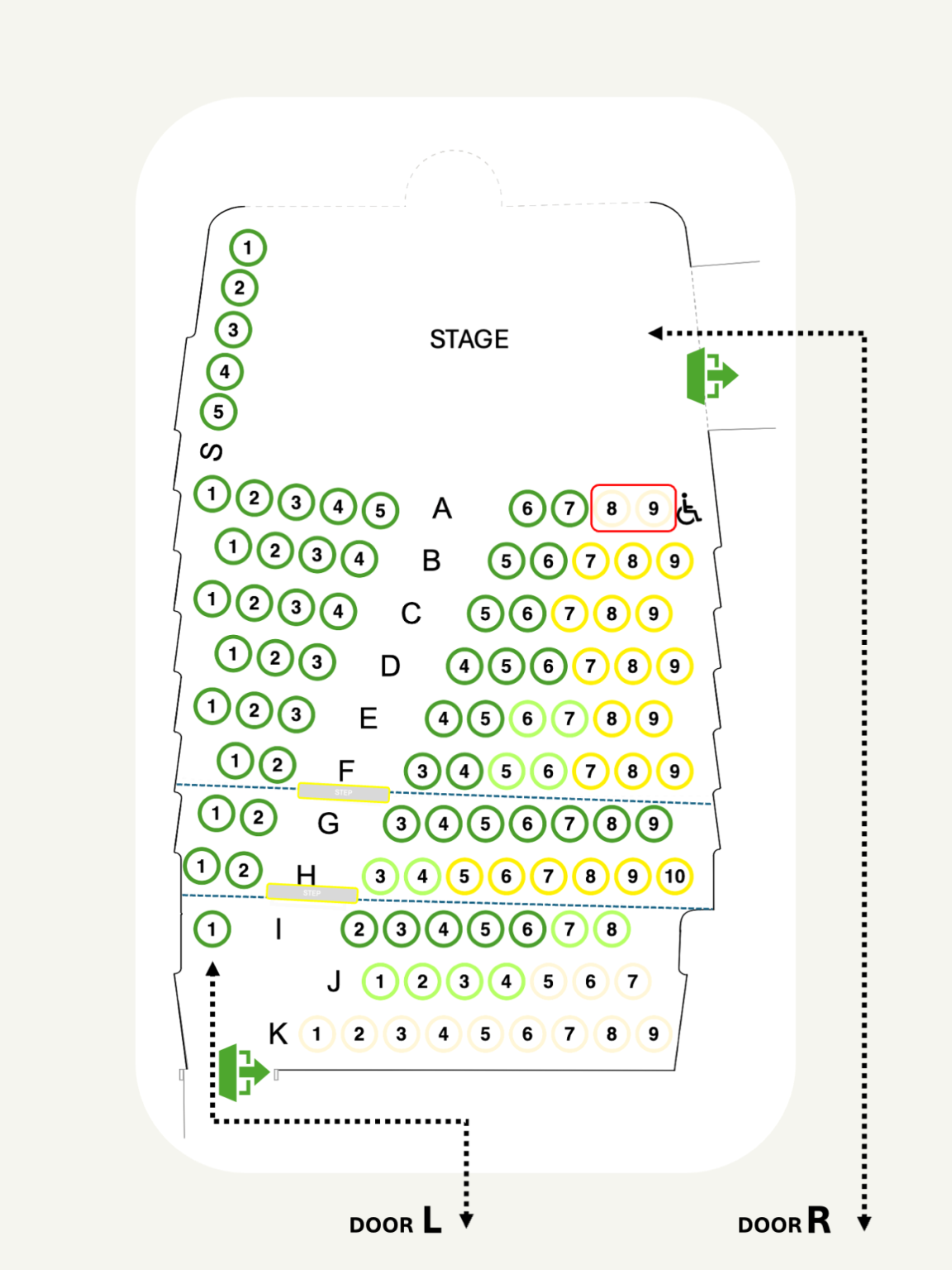 Venue & Seating Plan - Bechstein Hall